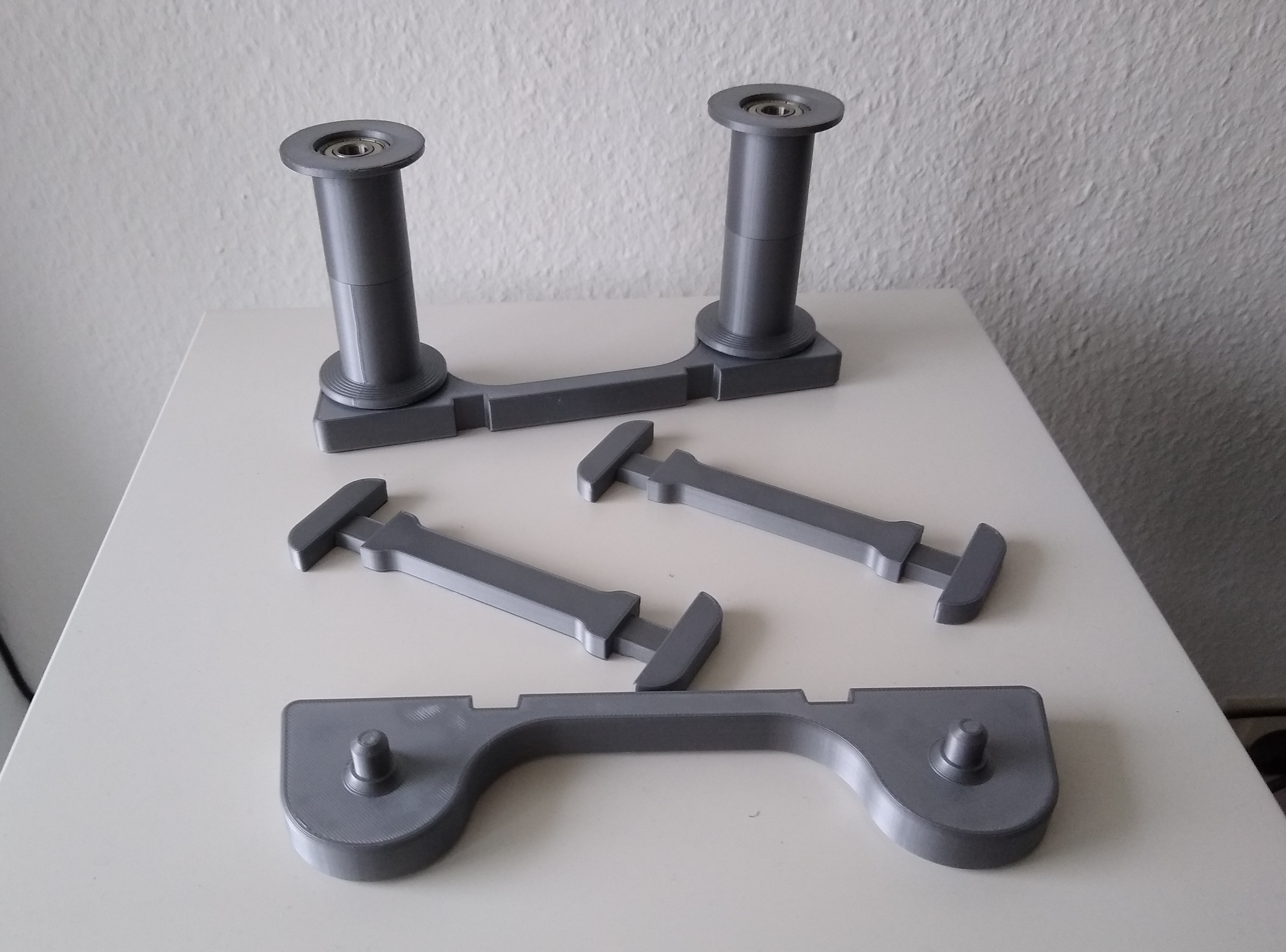 Improved filament roller + stand (FreeCAD) by NUeB | Download free STL ...