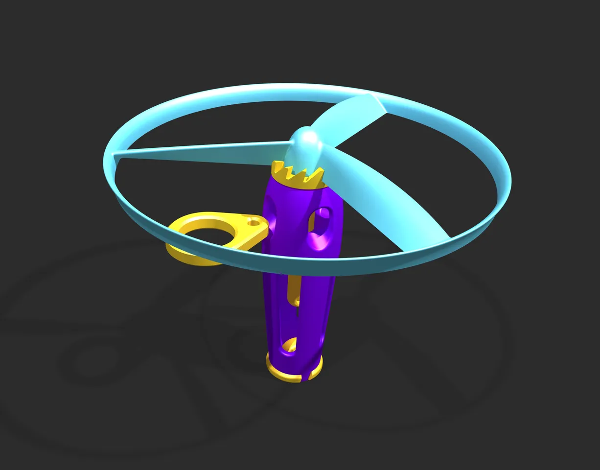 Flying propeller toy by rorys3D | Download free STL model | Printables.com