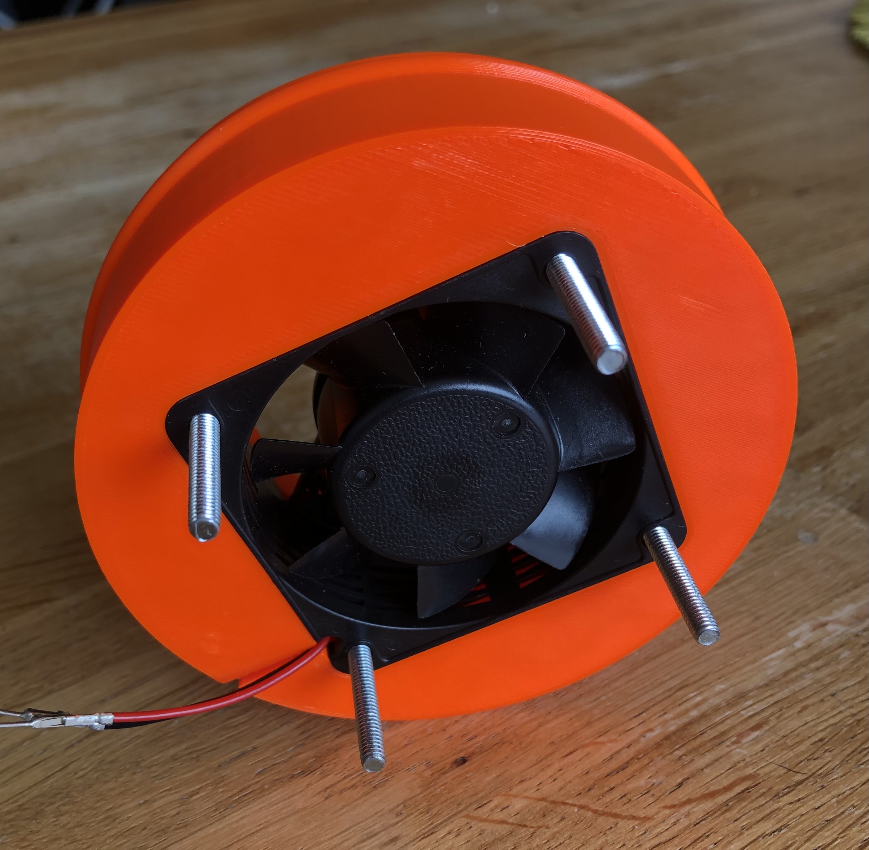 Fan holder with Velocity stack by laci0930 | Download free STL model ...