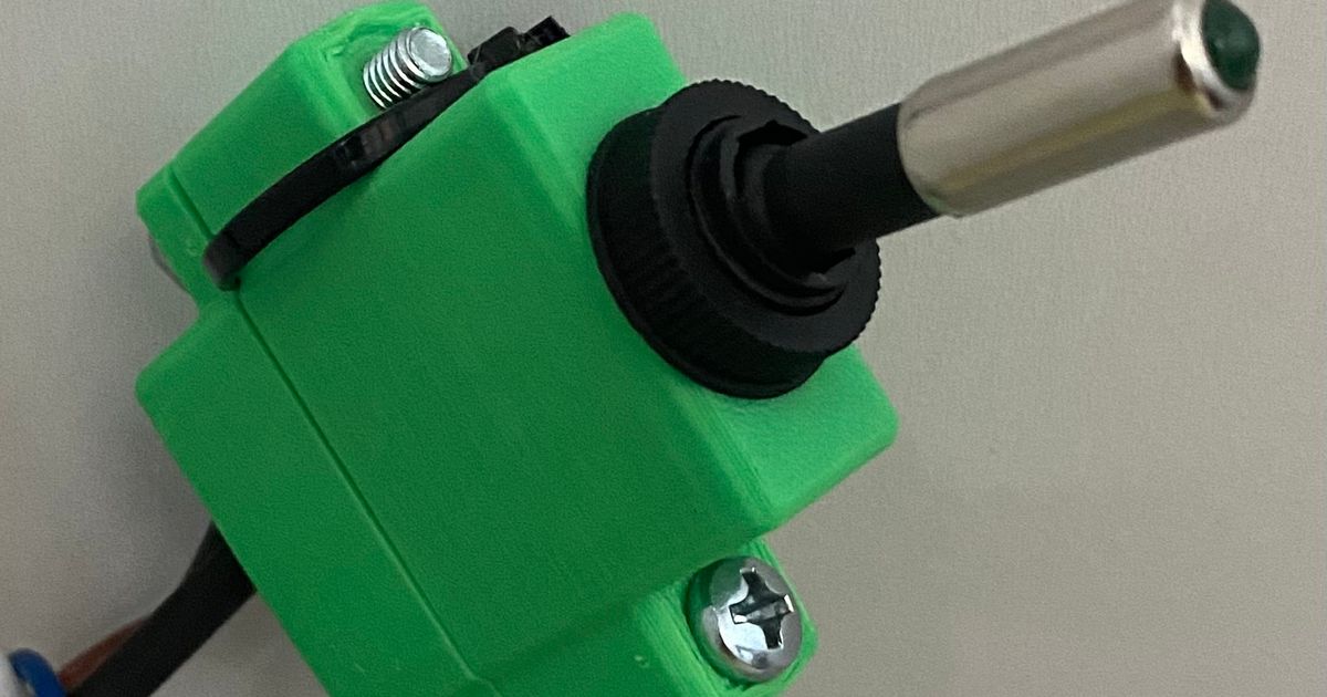 Toggle Switch--Case by Matěj Pyšno | Download free STL model ... Toggle Switch--Case by Matěj Pyšno | Download free STL model ...