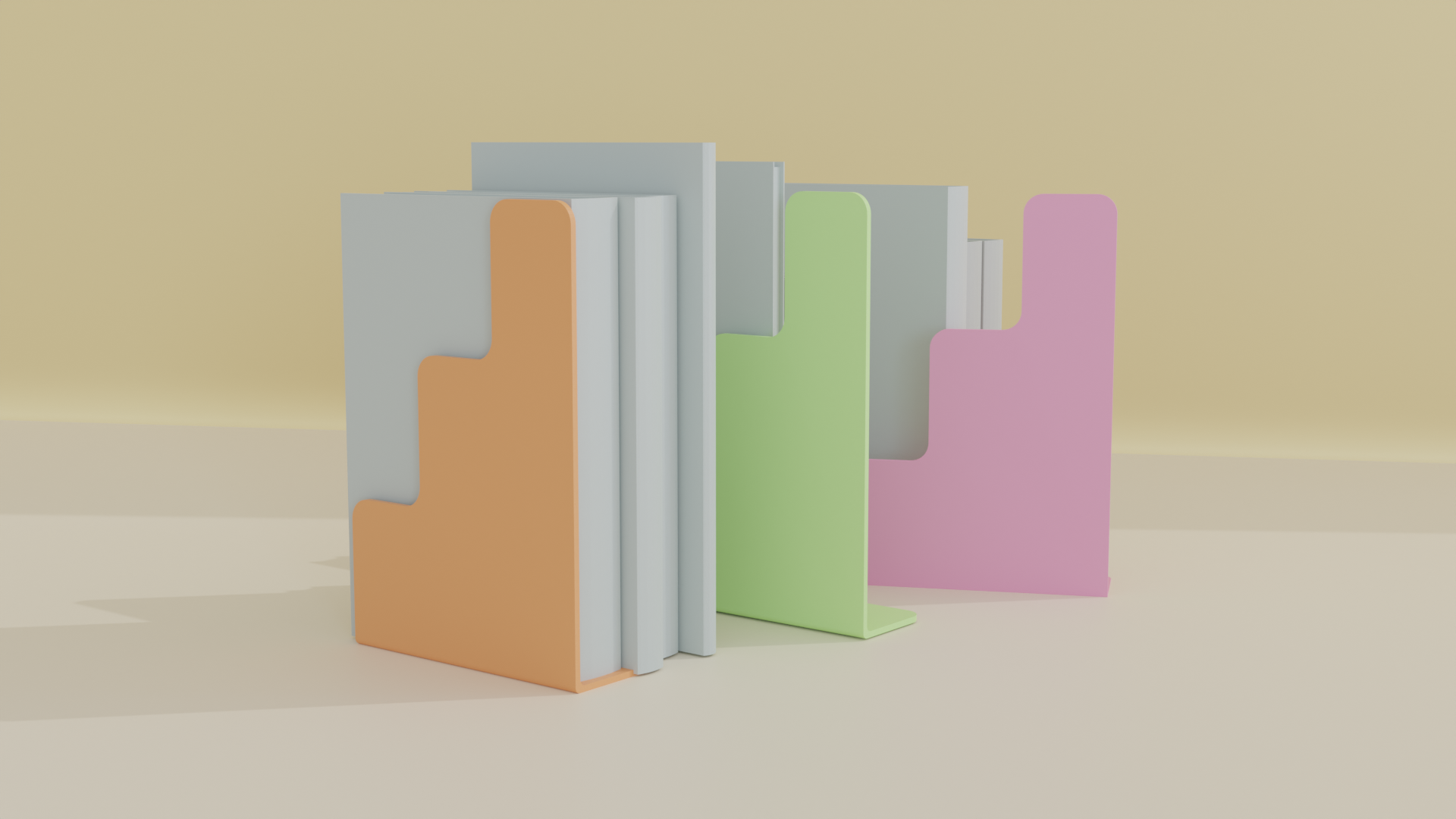 Minimalist bookend by fanecator | Download free STL model | Printables.com