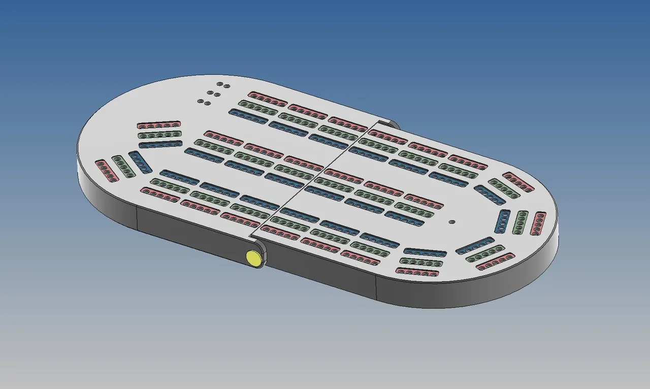 Cribbage board - 3-player, folding by Crafter64 | Download free STL ...