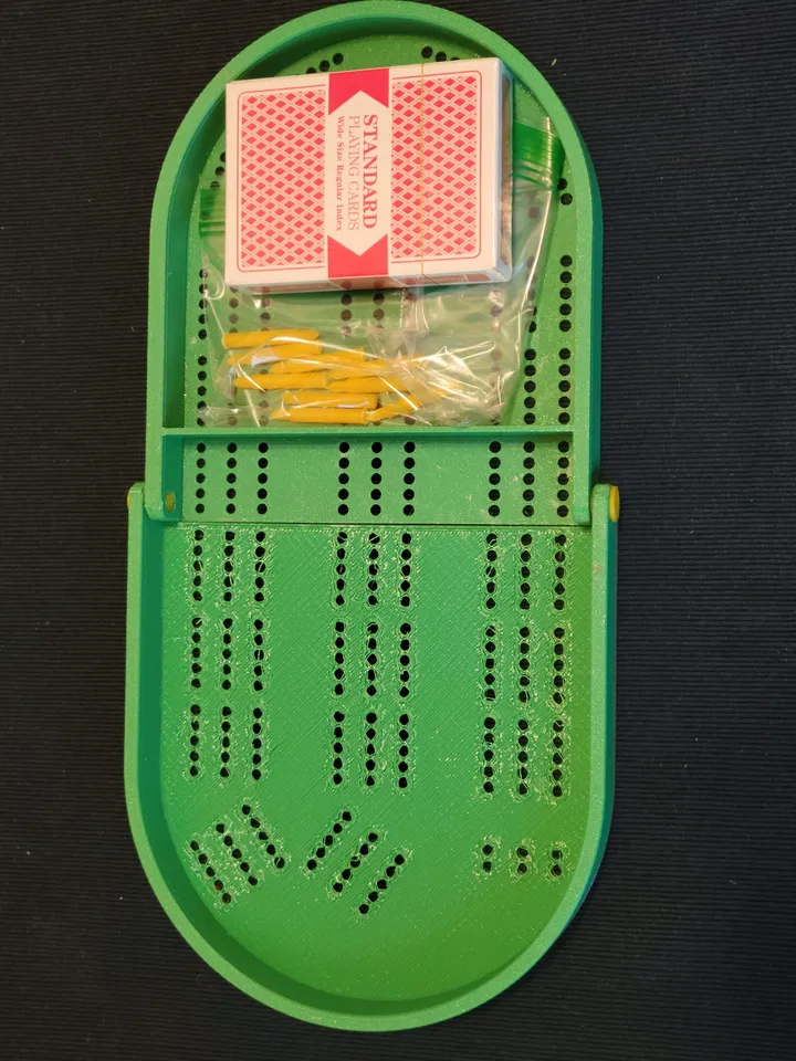 Cribbage board - 3-player, folding by Crafter64 | Download free STL ...