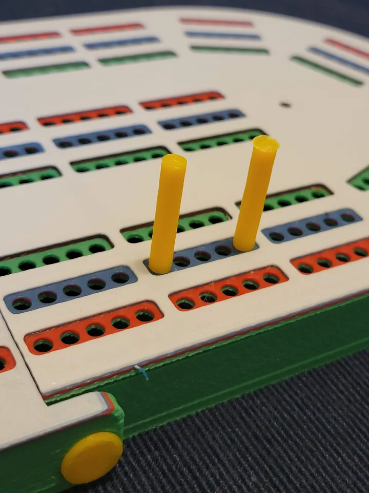 Cribbage board - 3-player, folding by Crafter64 | Download free STL ...