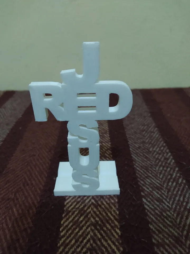 Jesus red kruis phone holder by Andries | Download free STL model ...