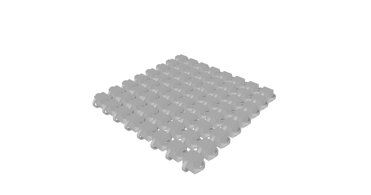 Fabric coaster by Abildsten | Download free STL model | Printables.com