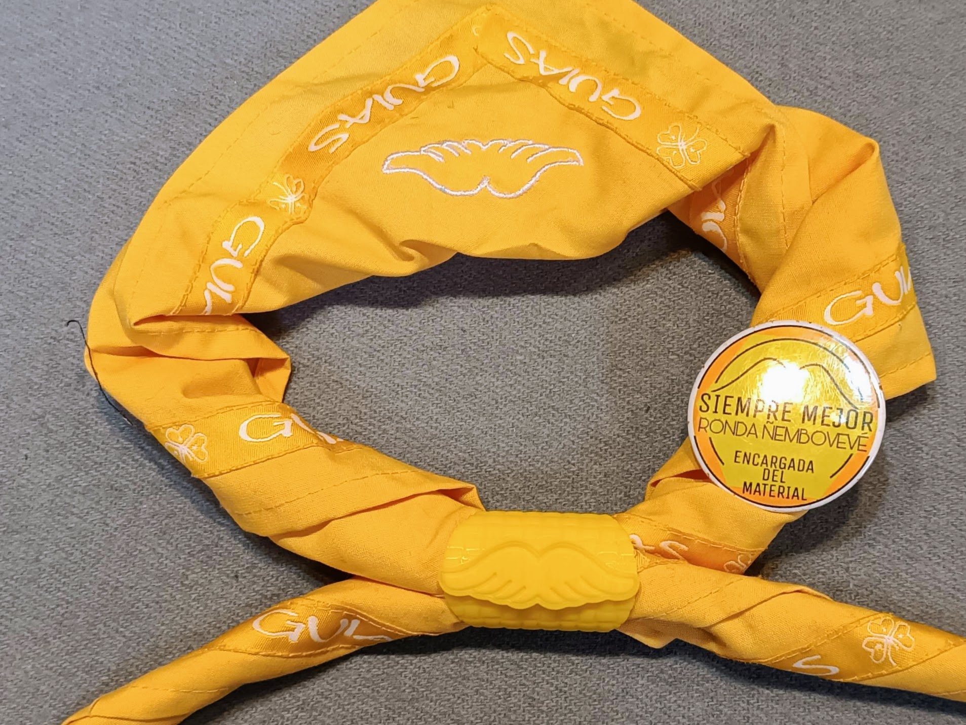 Wagggs woggle Scarf Ring brownies (alitas in Argentina) - Pasapañuelos ...