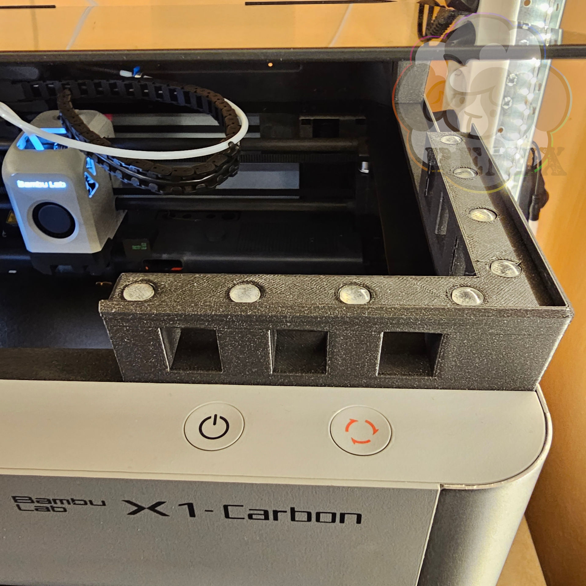 Bambu Lab X1C Lid Riser - Tall Remix autorstwa IXPatch | Pobierz ...