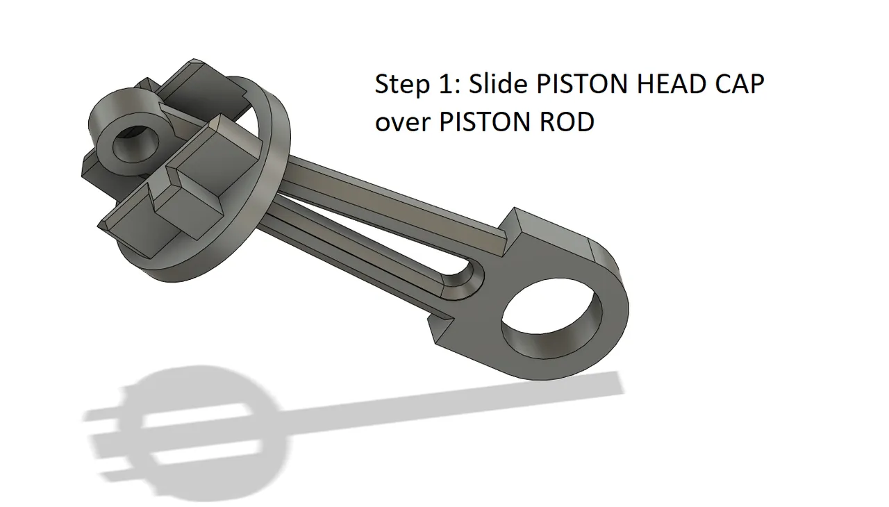 Piston Engine Mechanical Sculpture (Without Gears or Fans) by MW ...