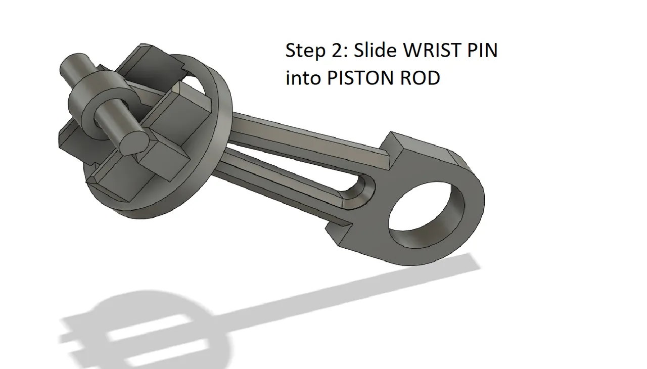 Piston Engine Mechanical Sculpture (Without Gears or Fans) by MW ...