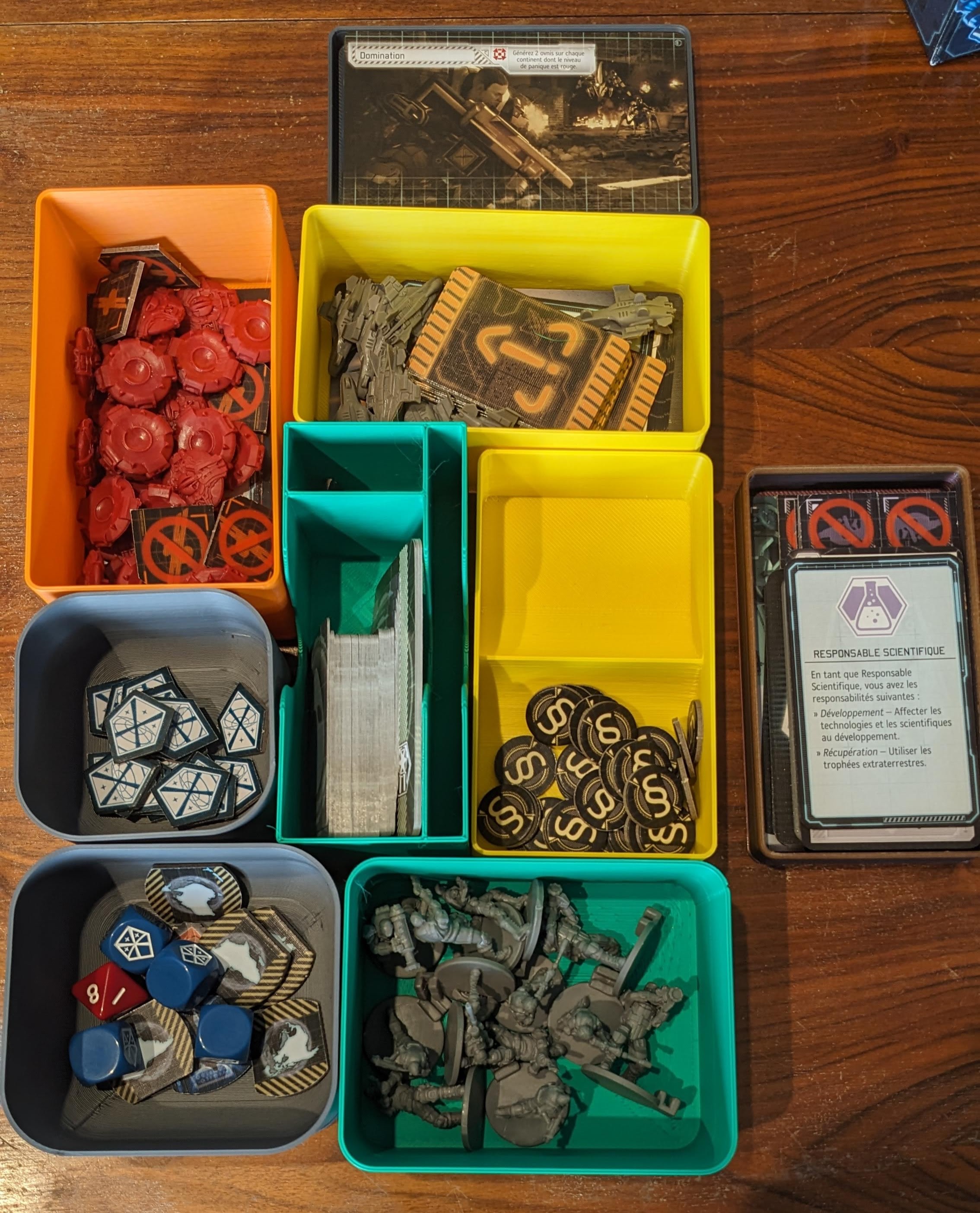 XCOM Board game insert by woshee | Download free STL model | Printables.com