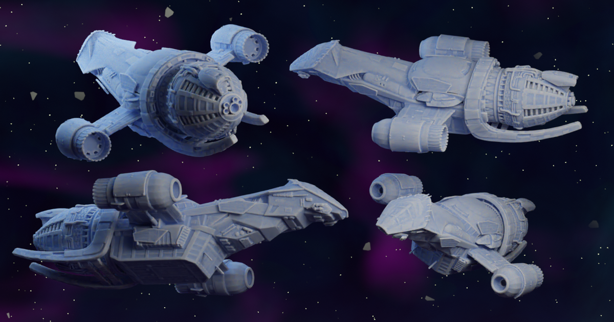 Serenity - Firefly Class by Peter Farell | Download free STL model ...