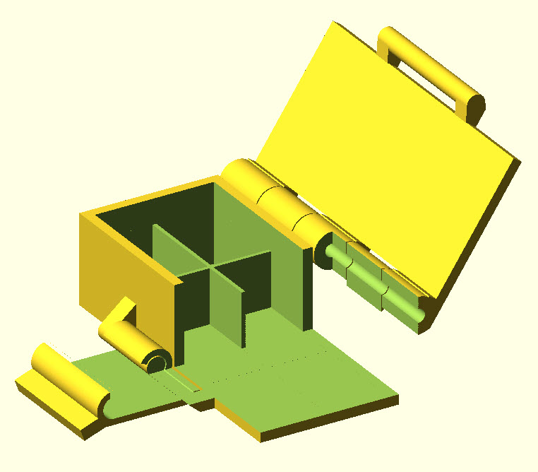 Filament Hinge Box Generator (OpenSCAD) by SteveS42 | Download free STL ...