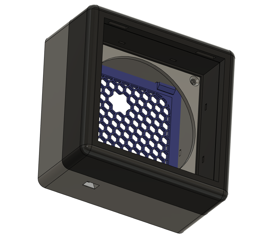 3D Enclosure Extractor Fan with HEPA Carbon filters v2 by Colin ...