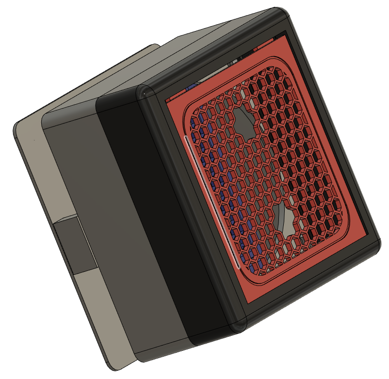 3D Enclosure Extractor Fan with HEPA Carbon filters v2 by Colin ...