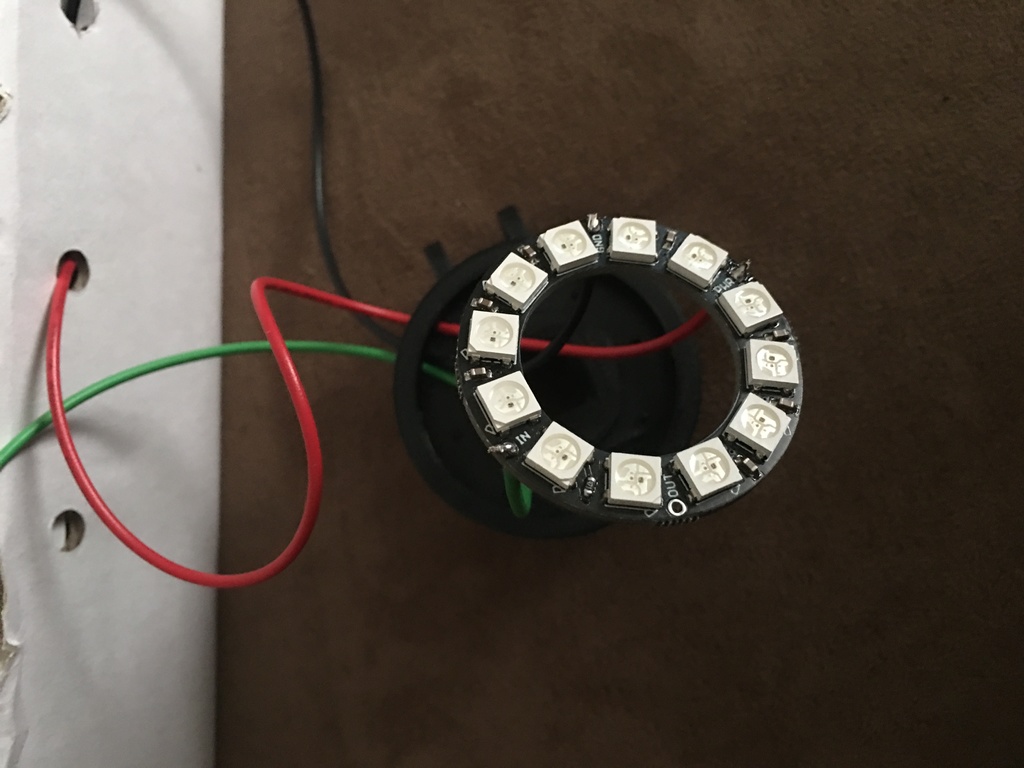 Pi Cam Cover for Neopixel 12 Ring by SuperPilot | Download free STL ...