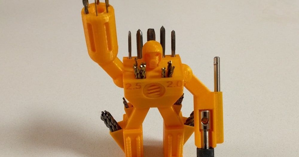 Small Drill Bit Holder Robot by Nir Dobovizki | Download free STL model ...