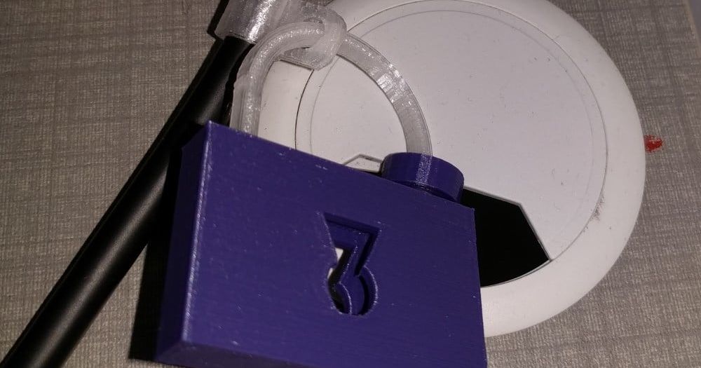 (Fake) Cable Lock by Nir Dobovizki | Download free STL model ...