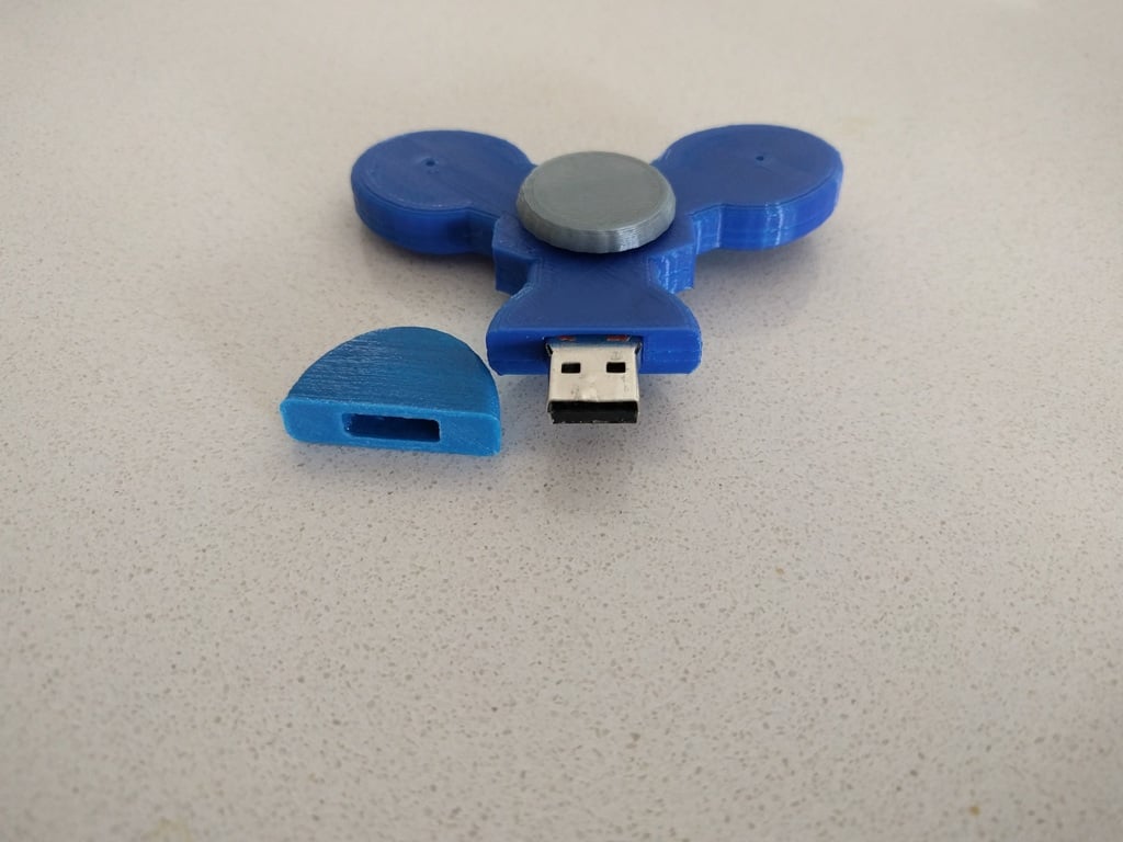 3 Sided USB drive spinner by Nir Dobovizki | Download free STL model ...