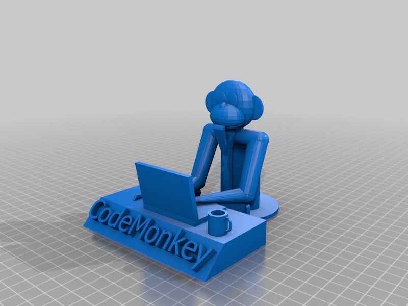 Code Monkey by Nir Dobovizki | Download free STL model | Printables.com