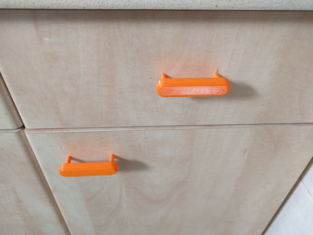 Simple cabinet door handle by Nir Dobovizki | Download free STL model ...