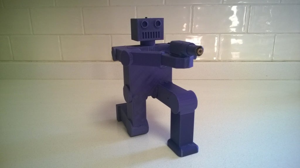 Robot with a real laser gun by Nir Dobovizki | Download free STL model ...