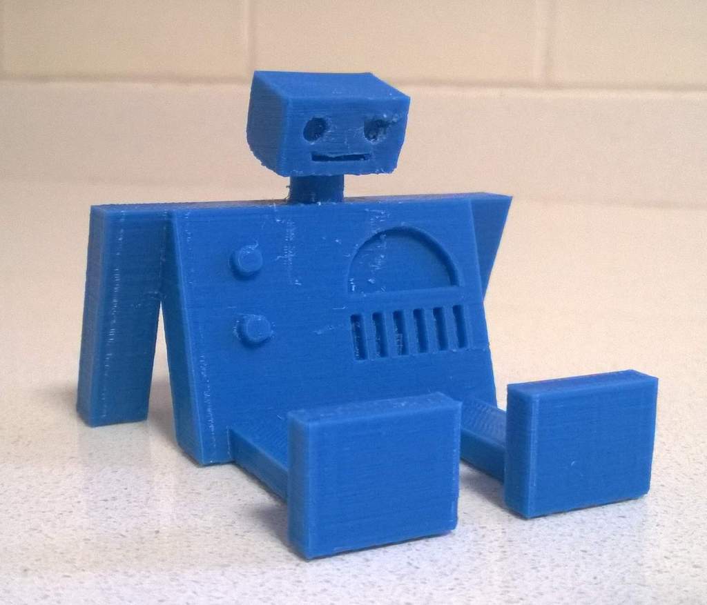 Resting Robot Cellphone Stand by Nir Dobovizki | Download free STL ...