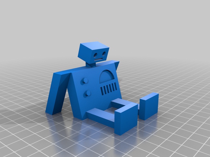 Resting Robot Cellphone Stand by Nir Dobovizki | Download free STL ...
