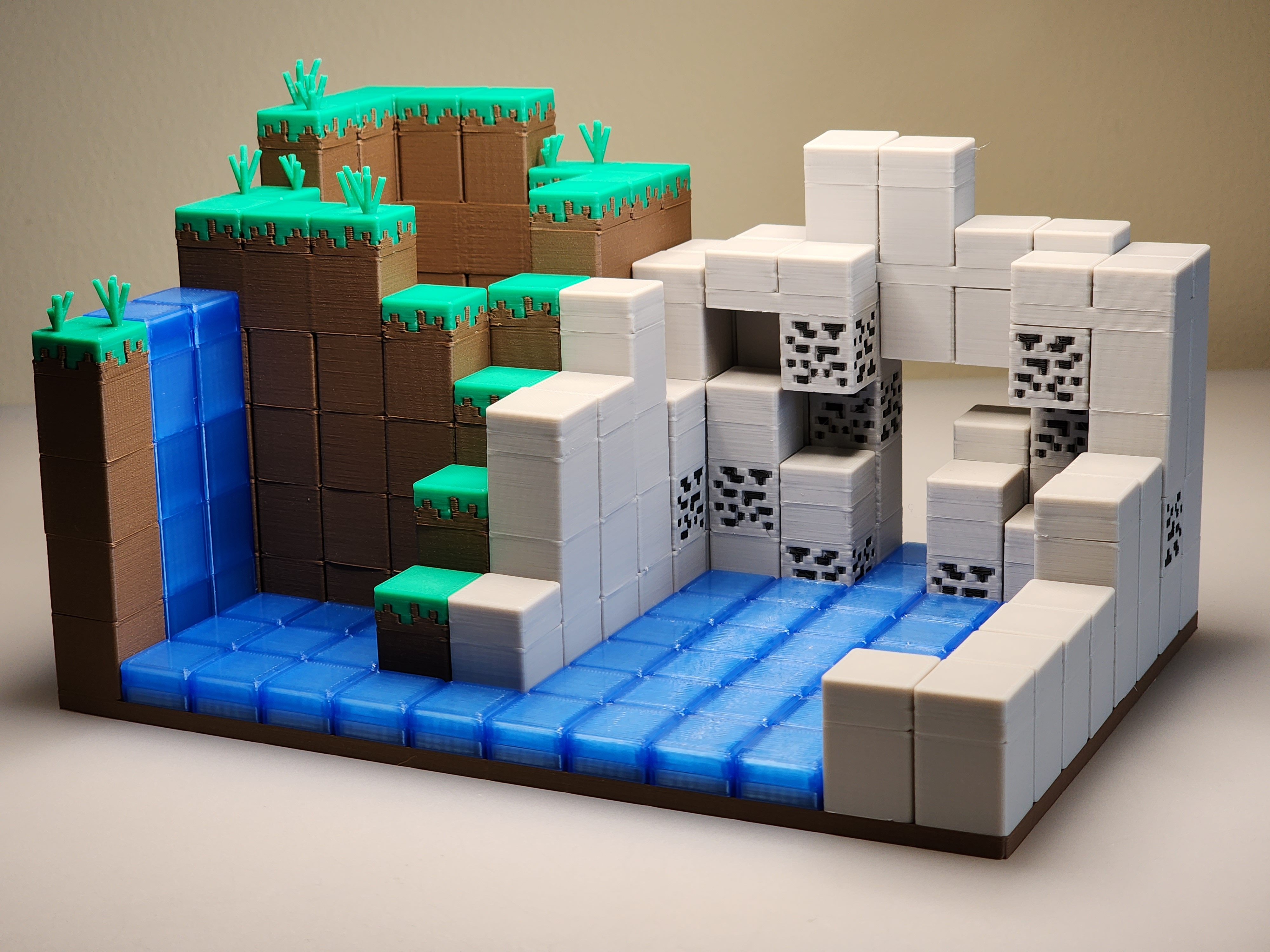 Minecraft-inspired Base/Diorama Builder (Customizable & Expandable) von ...