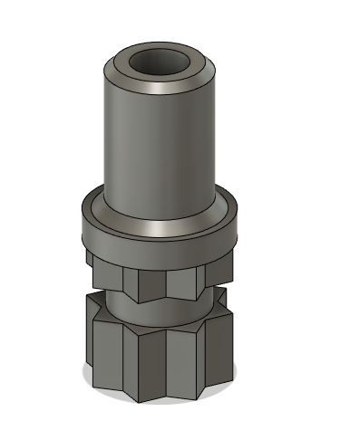 fishing pole mount adapter by SchtroumpfCheper | Download free STL ...