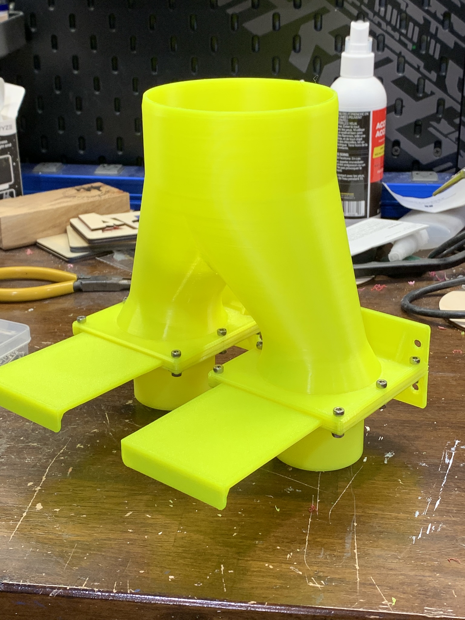 Split Blast Gate (4in to two 2in) by DaveRig Design | Download free STL ...