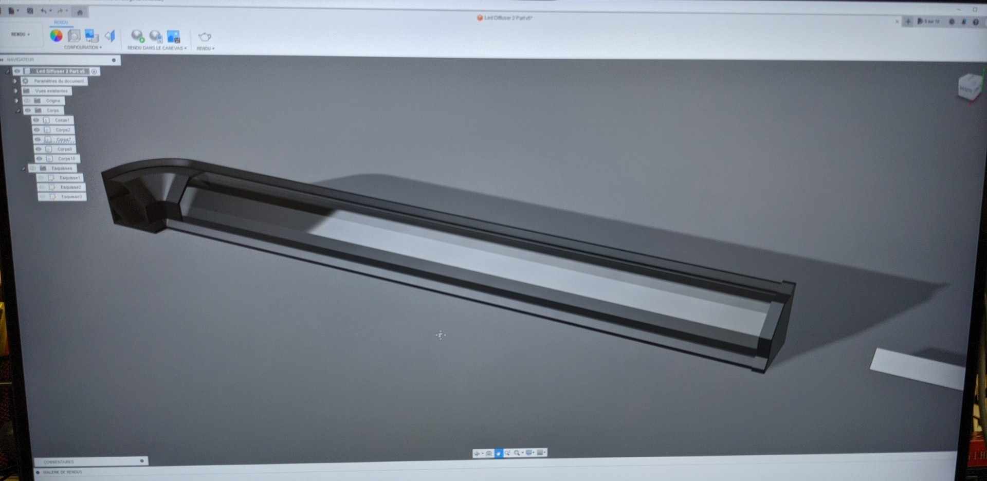 LED Strip Channel with Diffusers - include corner joiner end end cap by ...