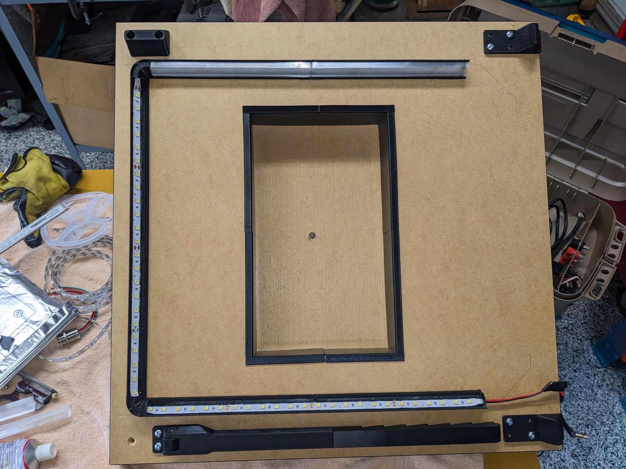 LED Strip Channel with Diffusers - include corner joiner end end cap by ...