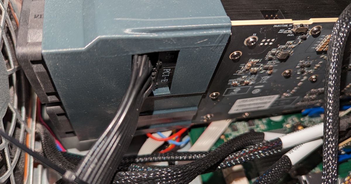 MI100 dual 40mm fan shroud by Teila | Download free STL model ...