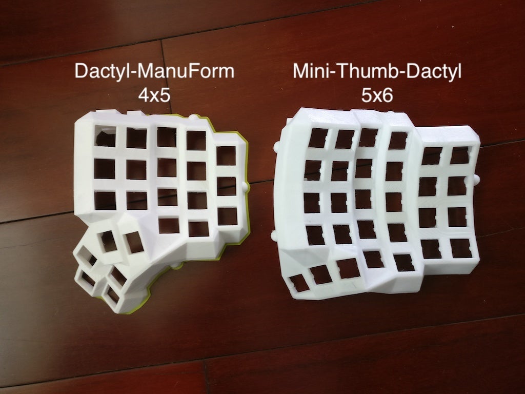 Mini Thumb Dactyl Keyboard by aleung | Download free STL model ...
