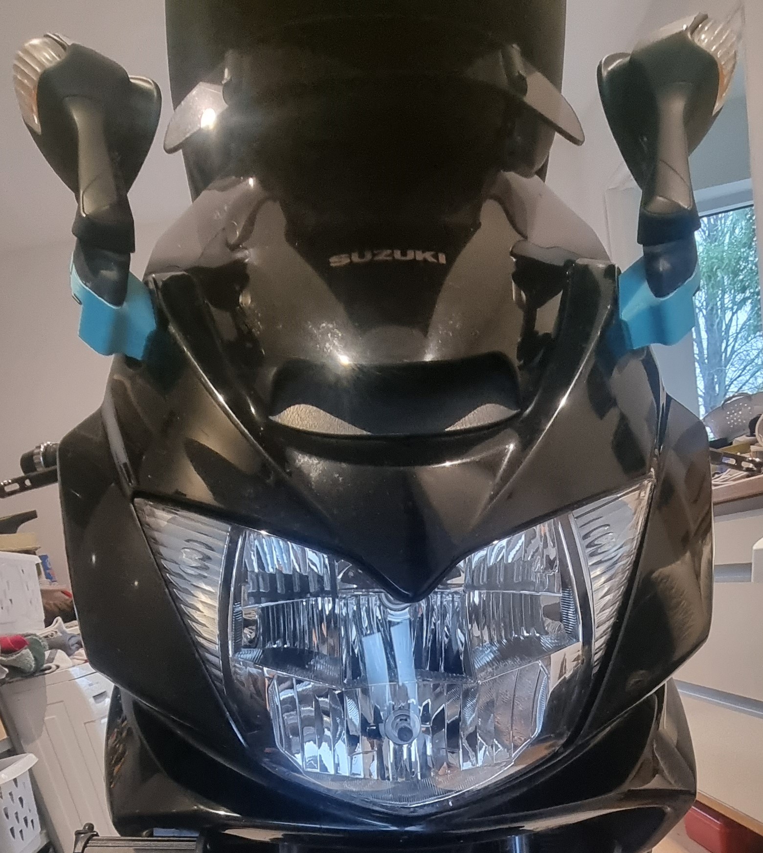Mirror GSXR 1000 converter bracket to Bandit GSF 1250SA GT (possible ...