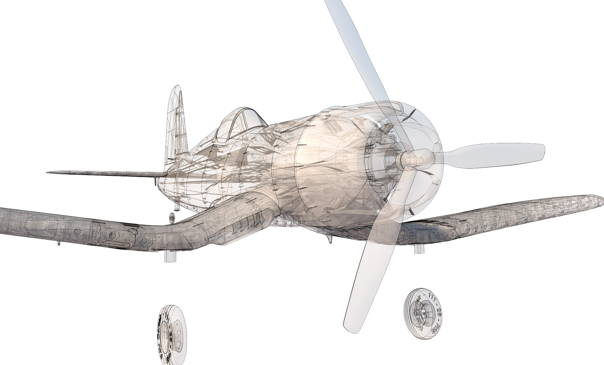 F4U Corsair od autora 3DLabPrint | Stáhněte si zdarma STL model ...