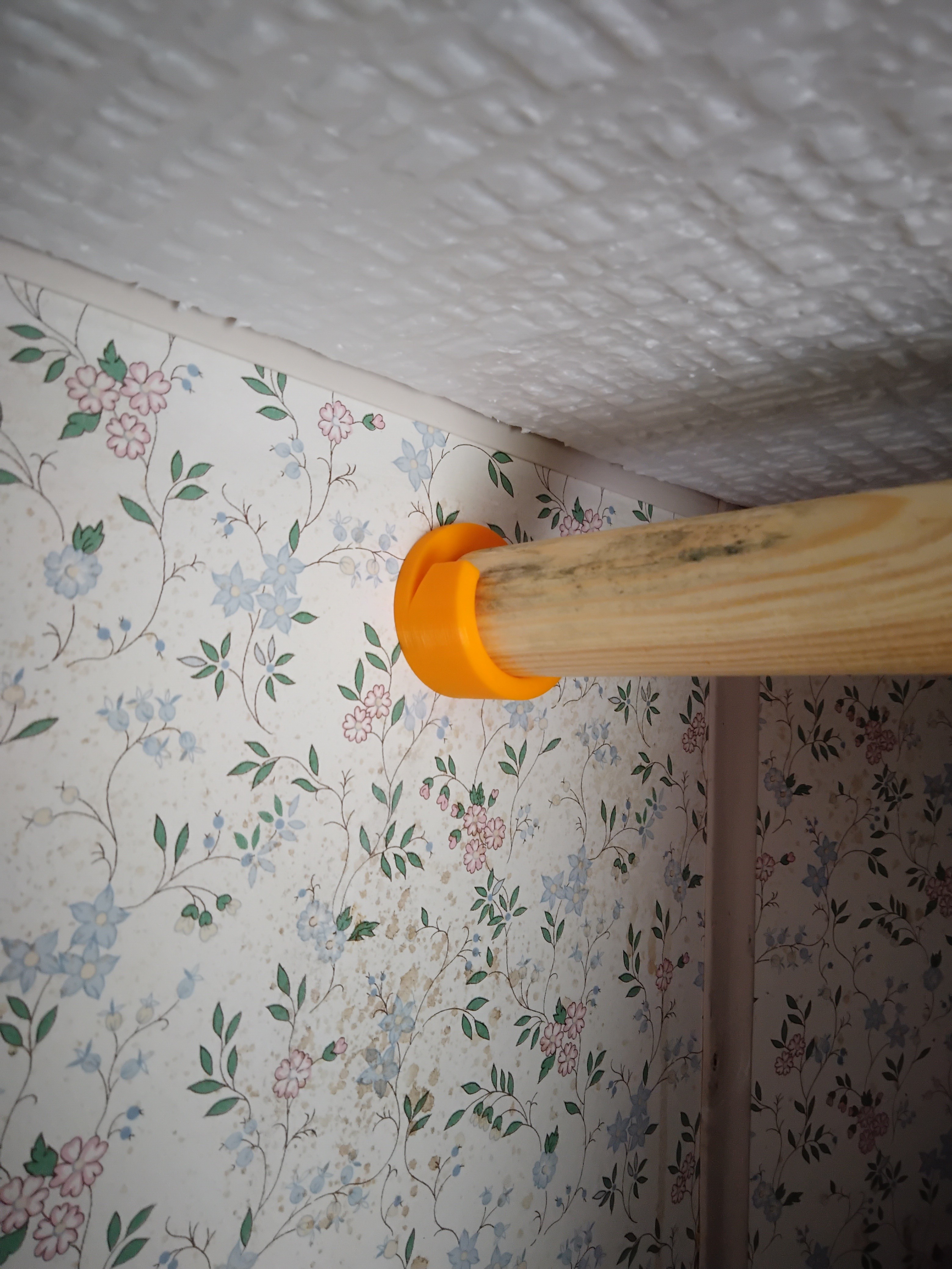 Pelmet/rod wall mount by Jan | Download free STL model | Printables.com