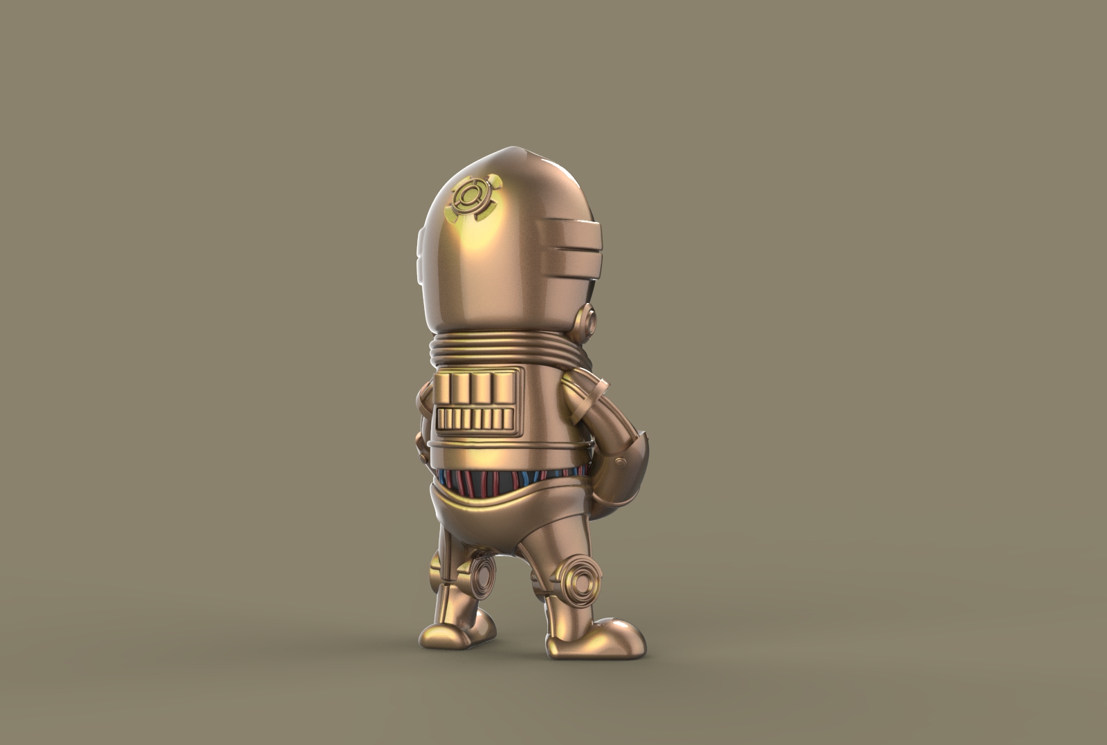 Mini C3PO by Wekster | Printables Store