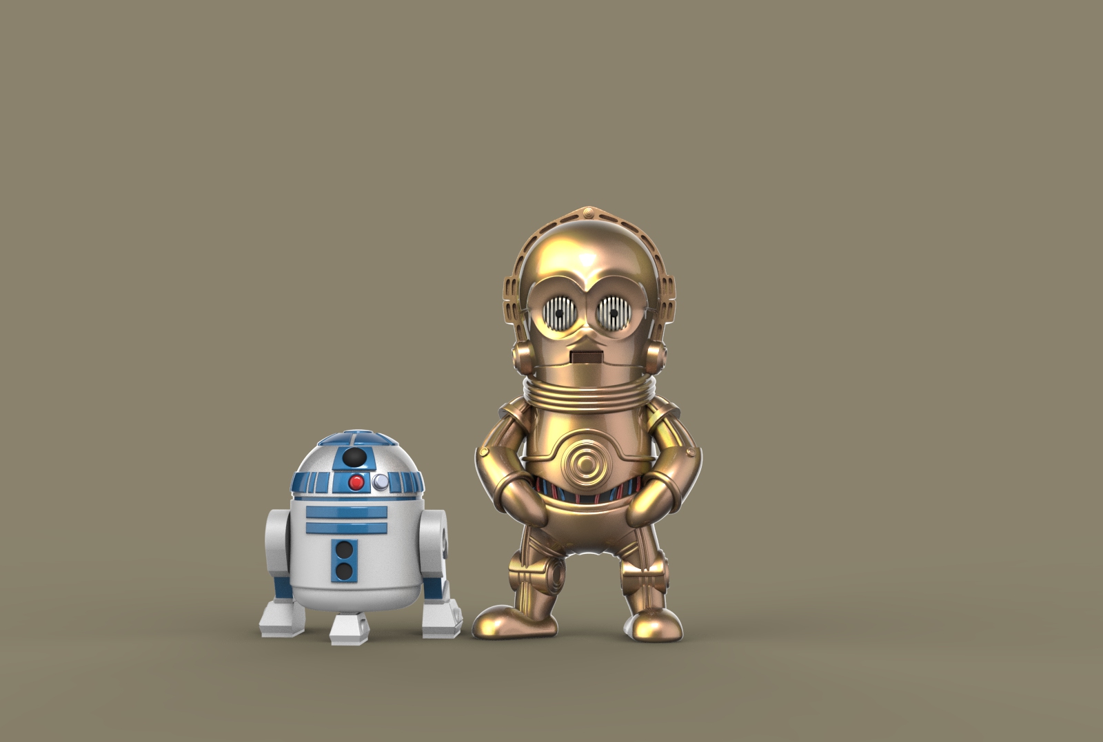 Mini C3PO by Wekster | Printables Store