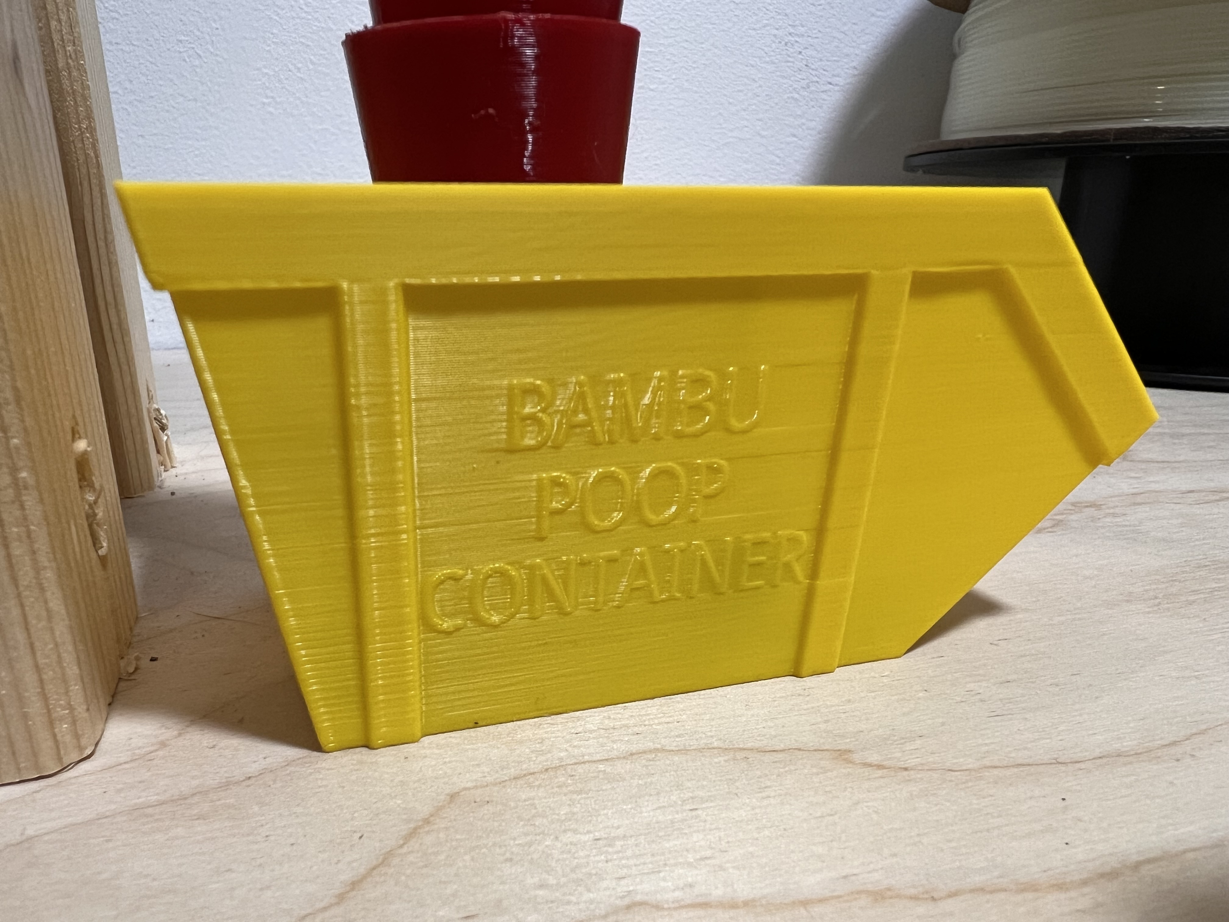 Bambu poop chute with trash container by DutchWorkX3D | Download free STL model | Printables.com