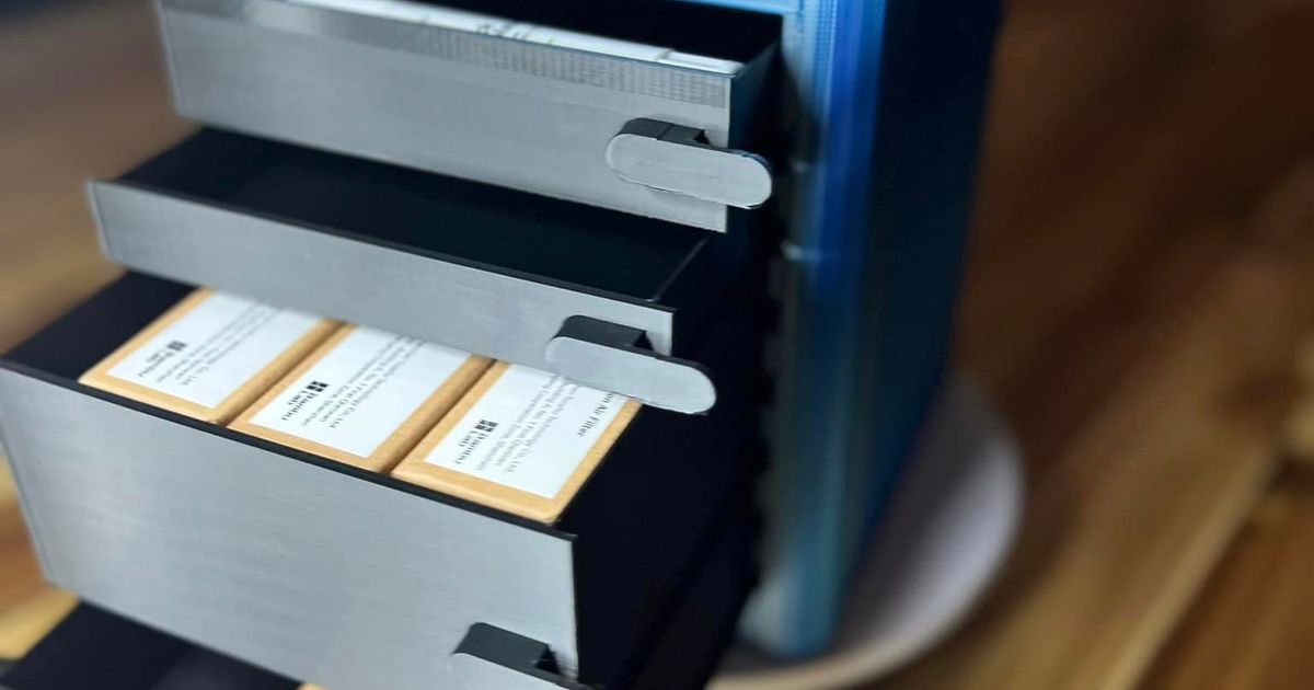 Bambu Lab X1C tool & partsbox with drawers by DutchWorkX3D | Printables ...