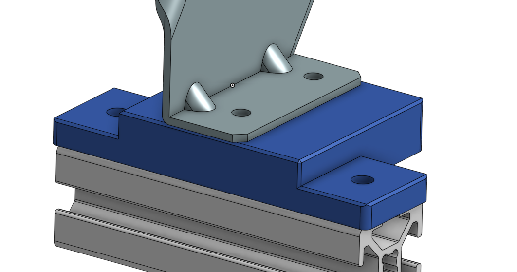 Ender CR10 Top 2020 Spool Adapter (Perpendicular Orientation) by ...