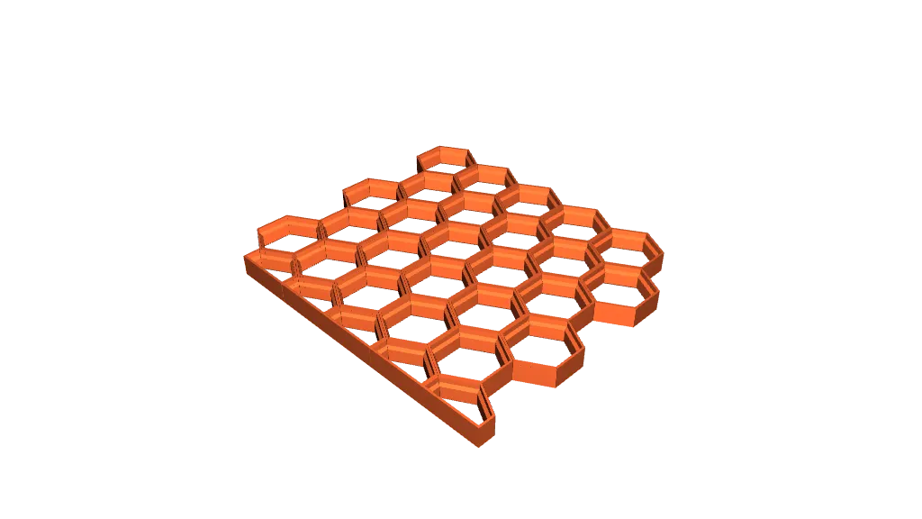 [HSW] Honeycomb Storage Wall by krisclarkdev | Download free STL model ...