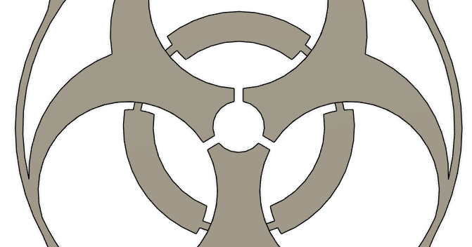 Biohazard PC fan grill by Knight Wolf | Download free STL model ...