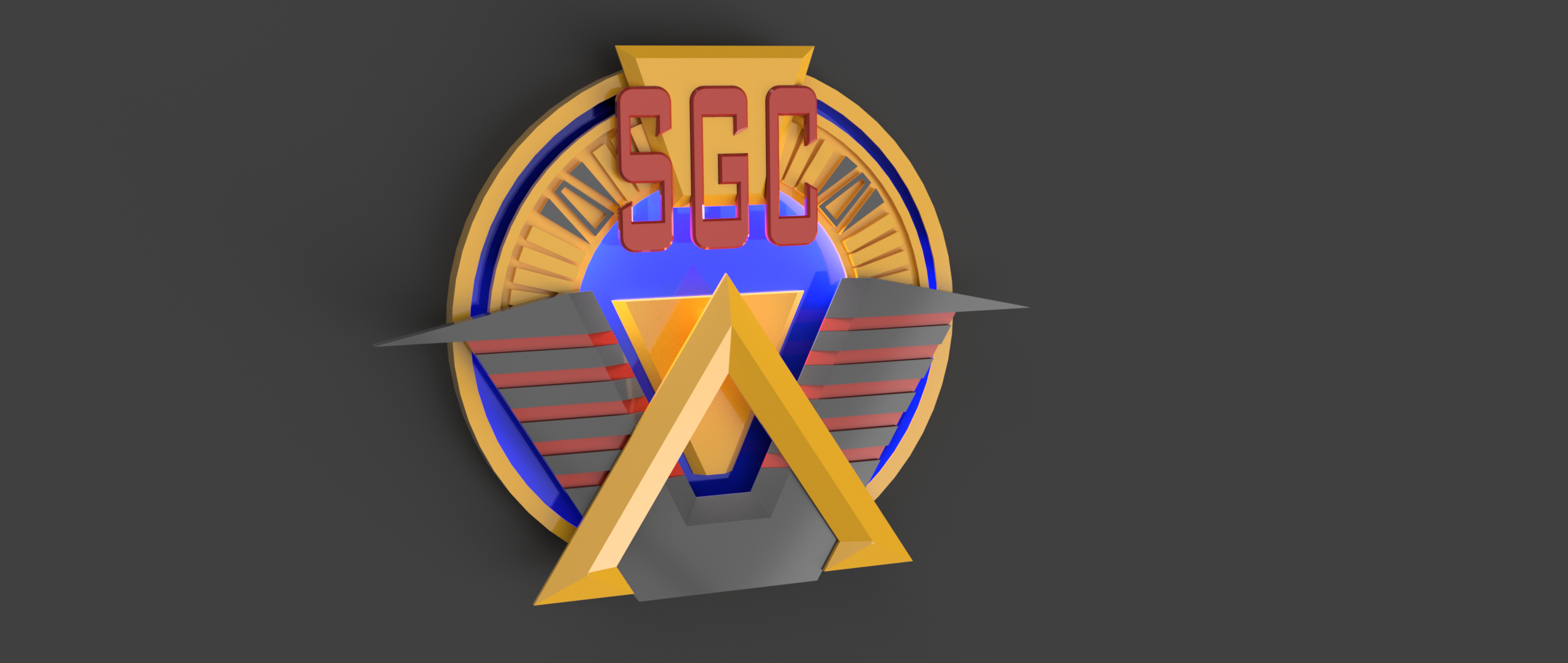 Stargate Center Emblem von XanderBaer | Kostenloses STL-Modell ...
