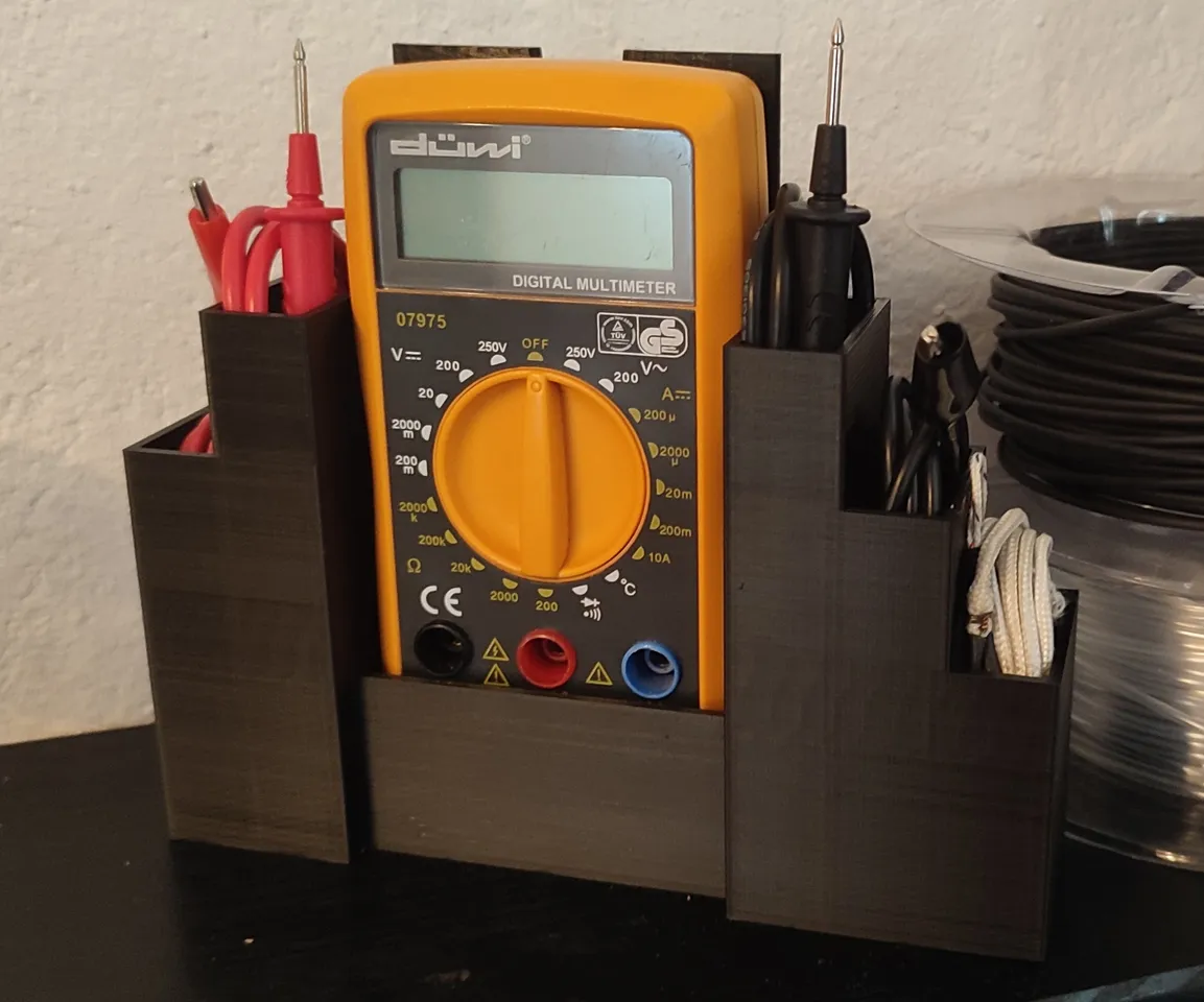 Multimeter Holder by SanAndreaP | Download free STL model | Printables.com