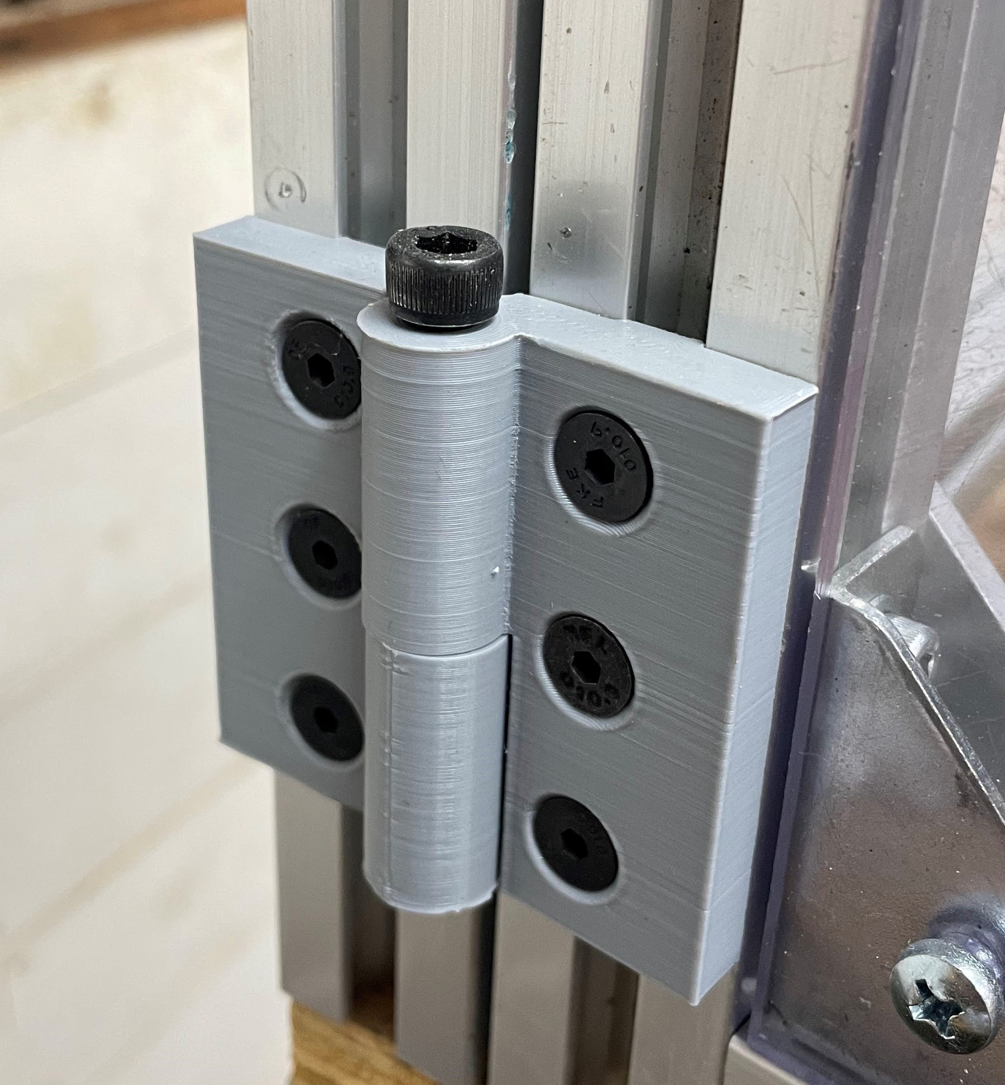 door hinge for 30x30mm extrusion by Douglas Hale | Download free STL ...