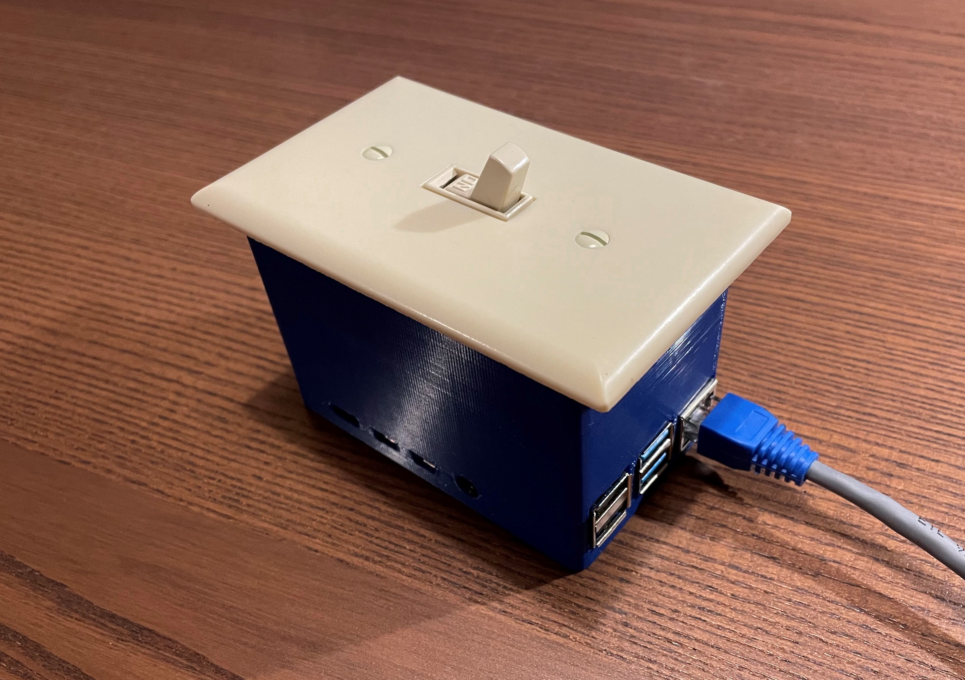 Raspberry Pi 4 case in US Electrical Outlet/ Switch box form factor by ...