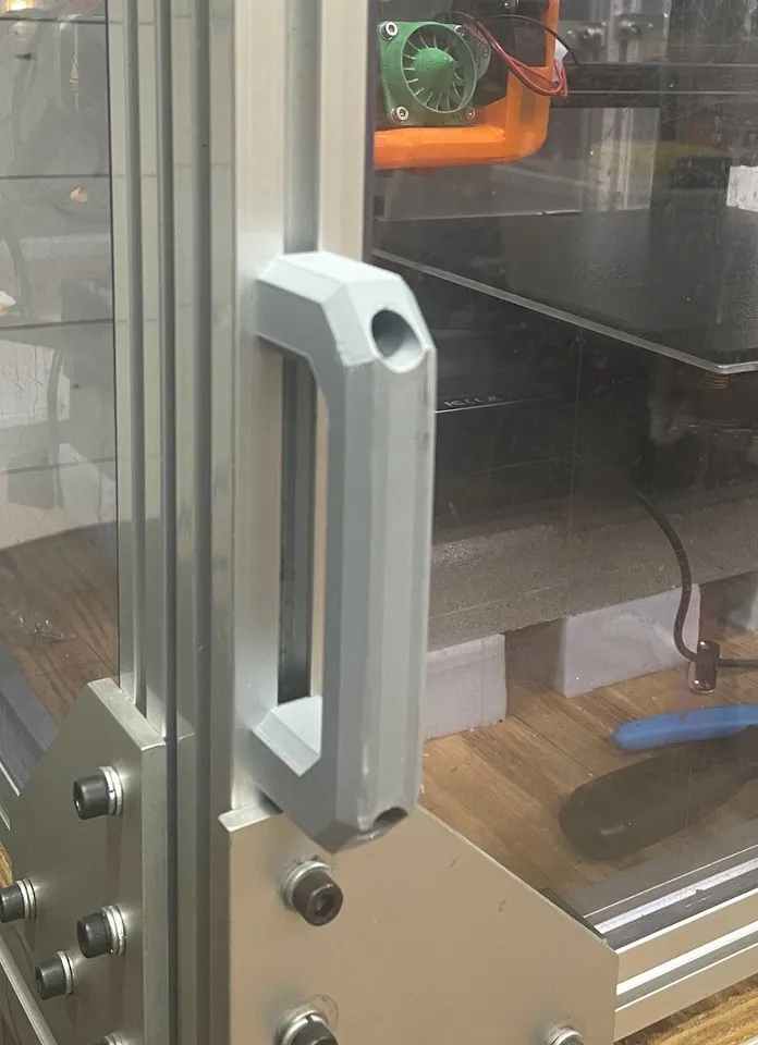 Door handle for 30mm extrusion by Douglas Hale | Download free STL ...